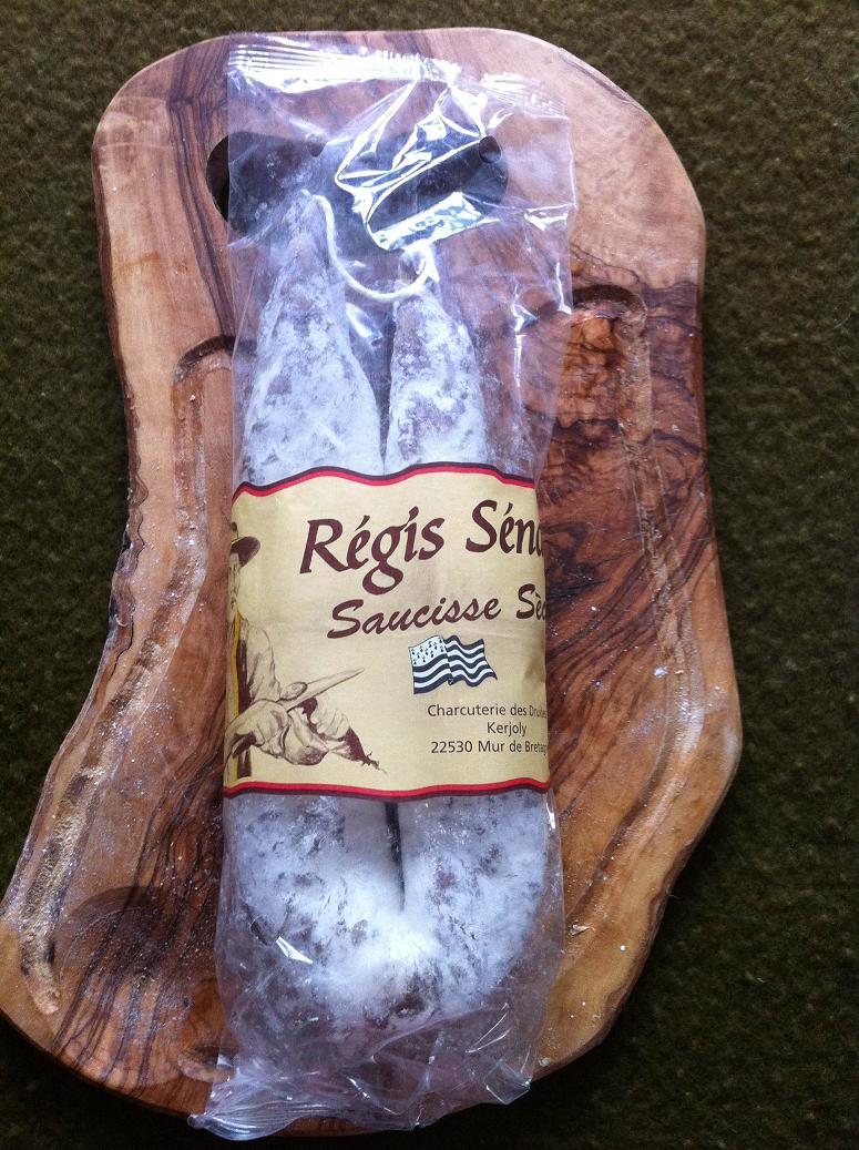 Saucisse sèche Régis Sénan Charcuterie des Druides