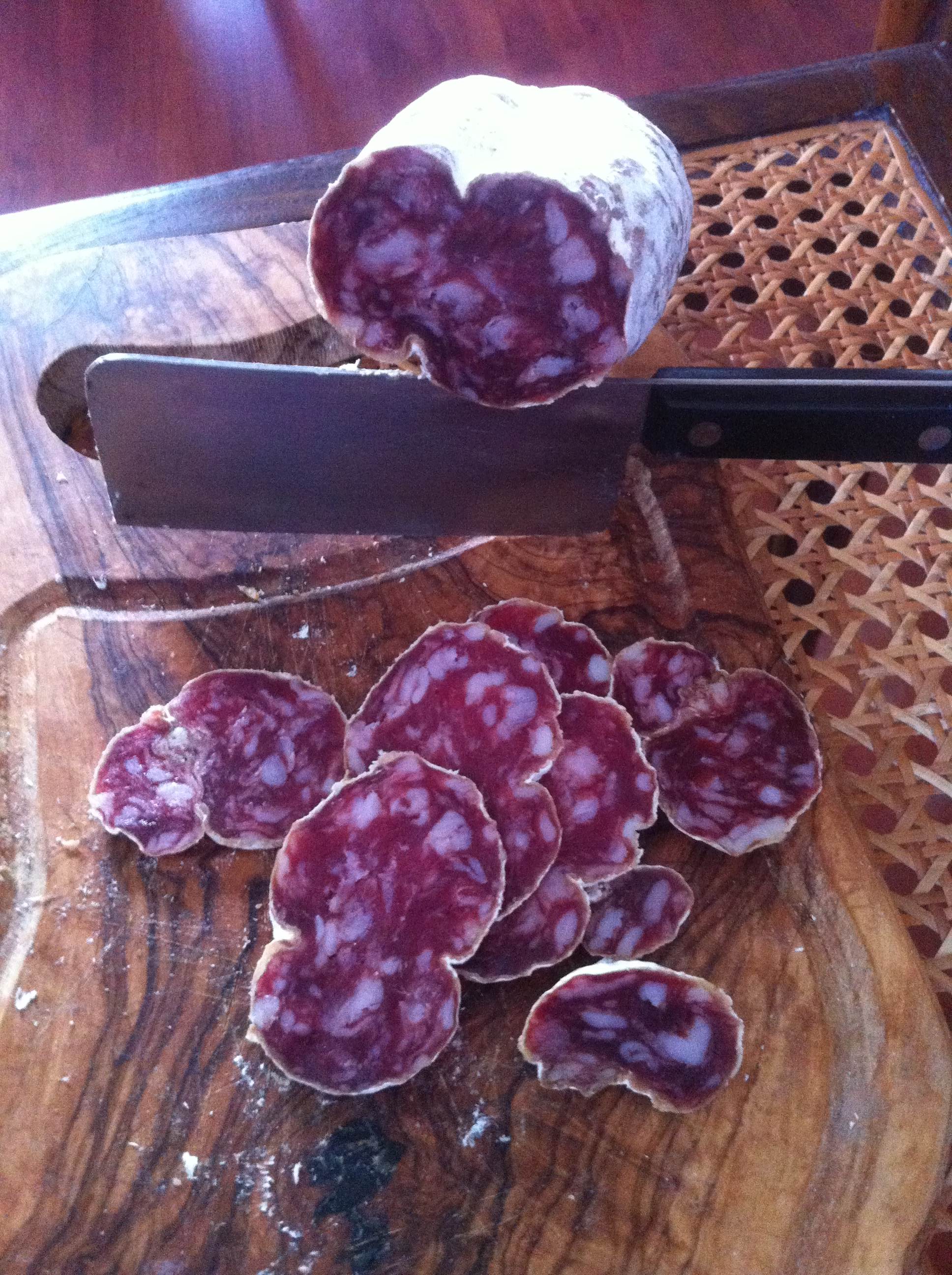 Saucisson sec d'Auvergne Itinéraire des Saveurs